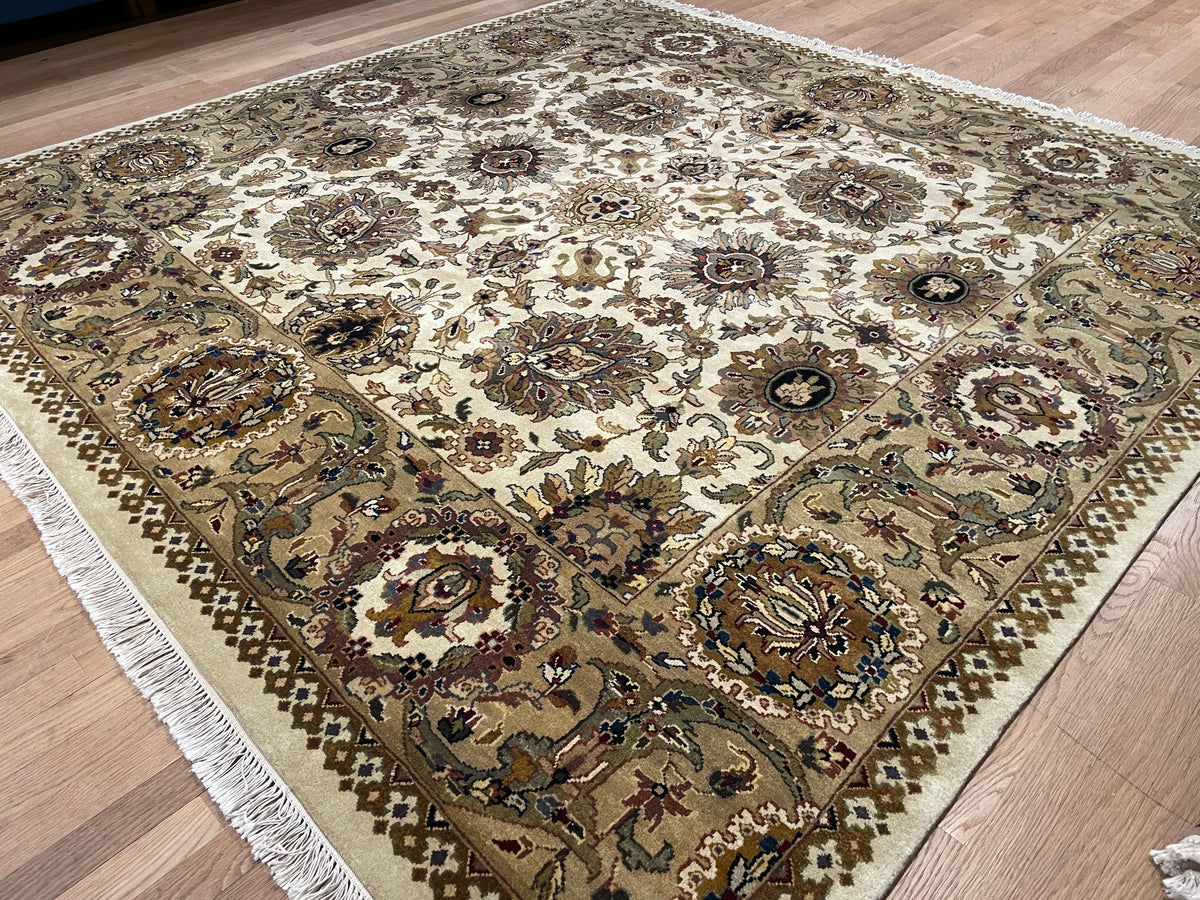 Indian Keshan - Square 8' x 8' – Amir Rug Exchange